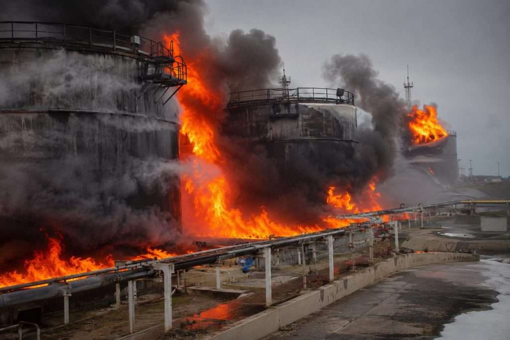 Ukraine Drone Attacks Add to Russia Fuel Woes as Oil Output Drops